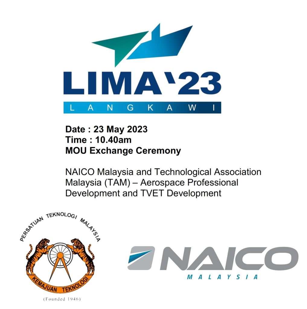 MOU Exchange Ceremony between TAM and NAICO in LIMA 23 (Langkawi ...