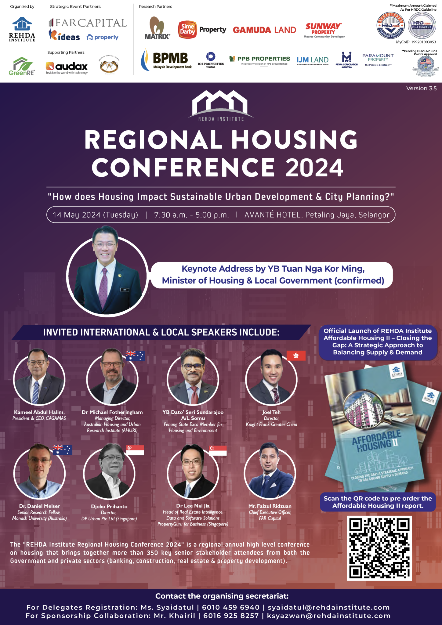 Regional Housing Conference 2024 – Technological Association Malaysia